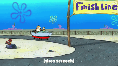 Crossing The Finish Line Gif